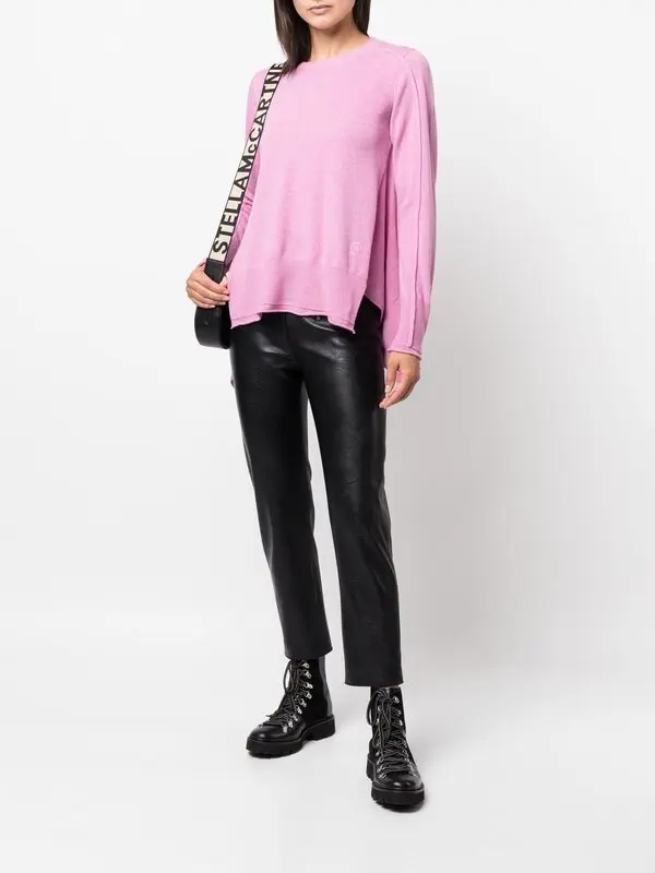 Stella McCartney Waterfall-hem Fine-knit Sweater