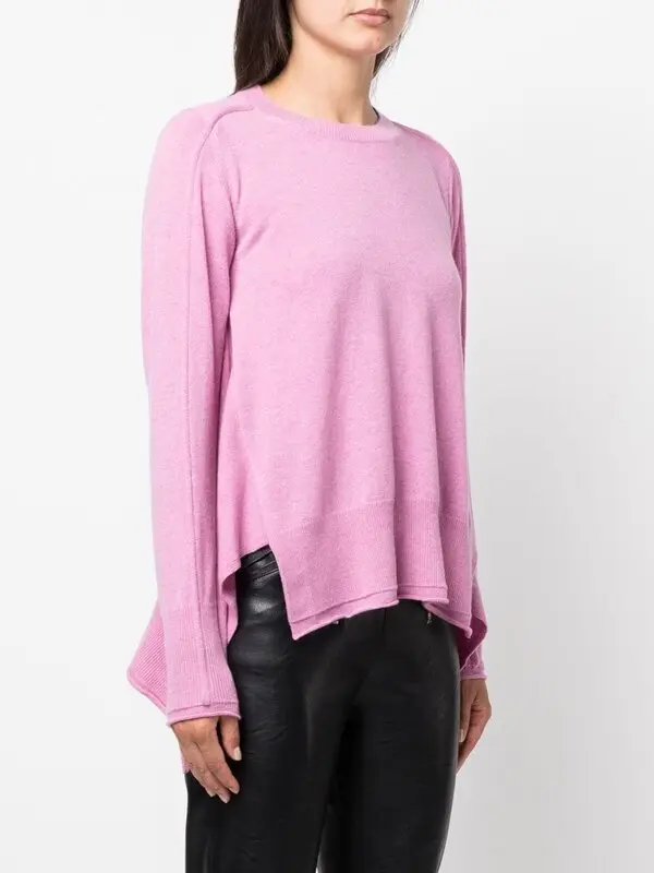 Stella McCartney Waterfall-hem Fine-knit Sweater