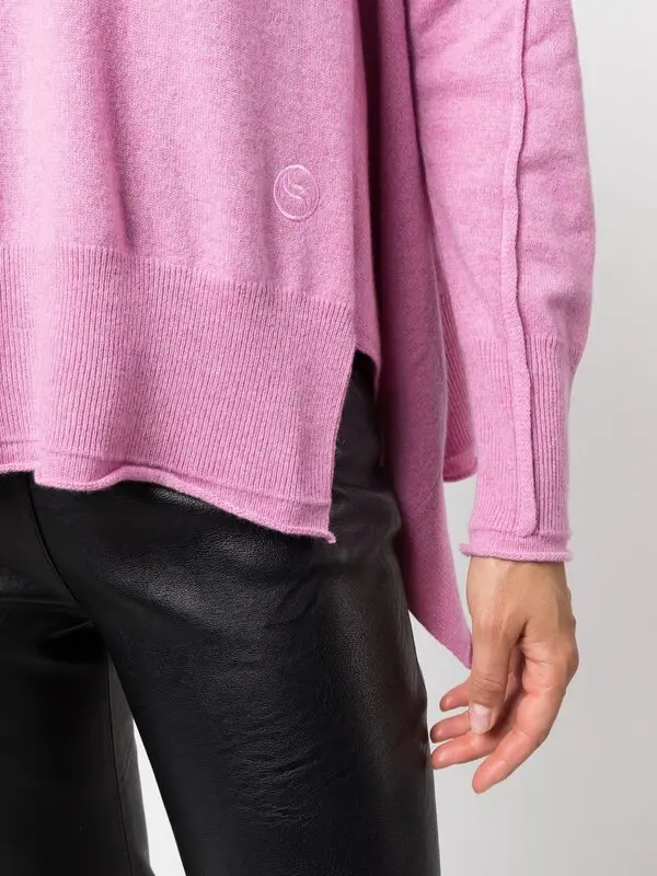 Stella McCartney Waterfall-hem Fine-knit Sweater