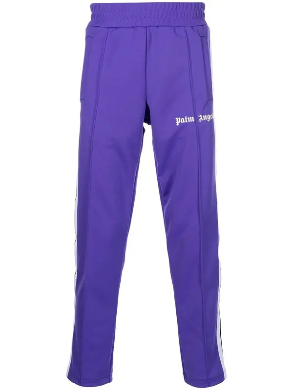 Palm Angels Logo-print Track Pants - Purple