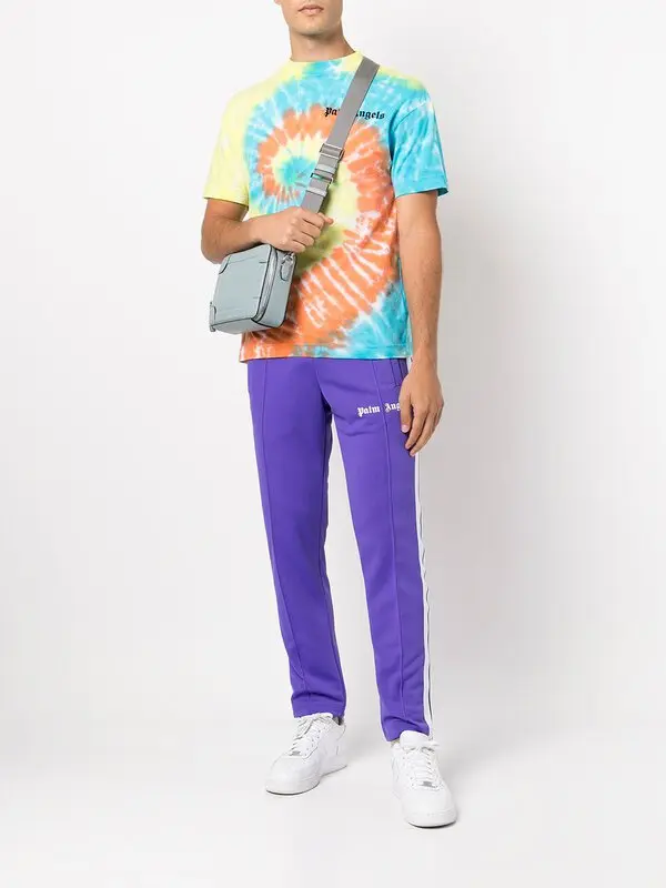Palm Angels Logo-print Track Pants - Purple