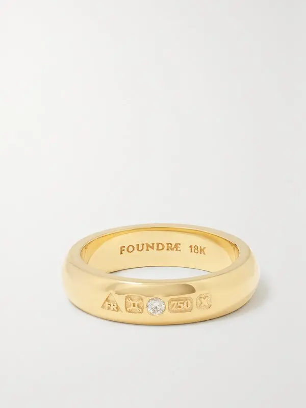 FOUNDRAE 18-karat Diamond Ring - Gold