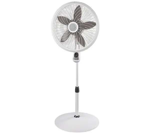 LASKO 18' Adjustable Cyclone Pedestal Fan W/ Re Mote Control - One-color