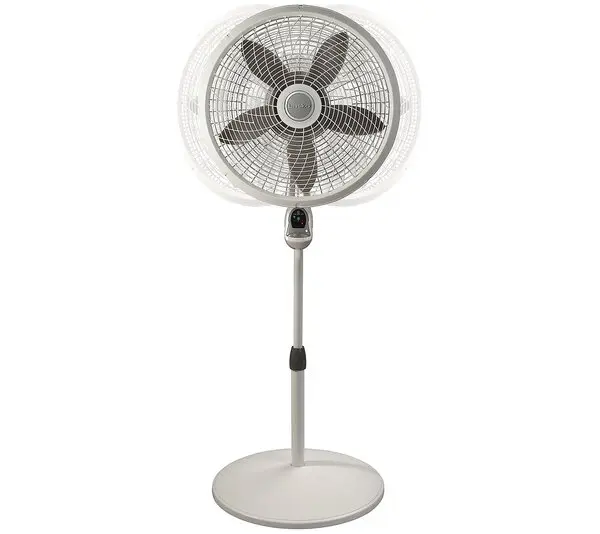 LASKO 18' Adjustable Cyclone Pedestal Fan W/ Re Mote Control