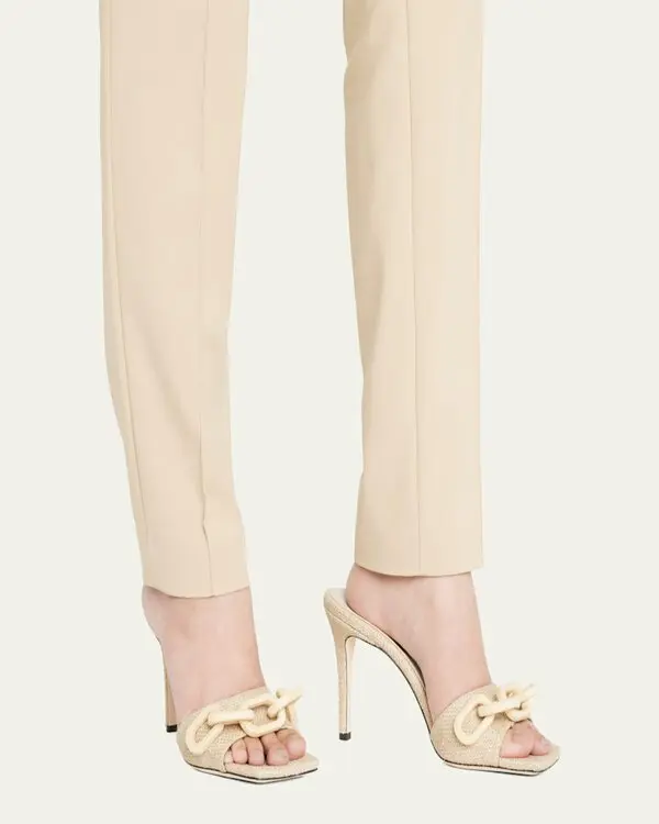 SERENA UZIYEL Catena Chain Mule Sandals