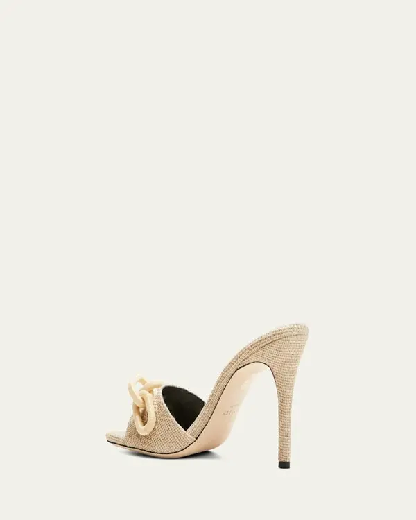 SERENA UZIYEL Catena Chain Mule Sandals