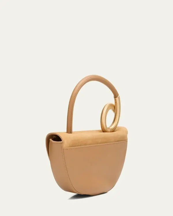 Cult Gaia Azariah Coil Top-handle Bag - Camel