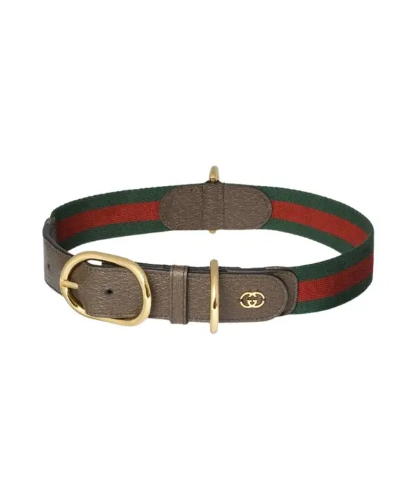 Gucci Pet Collar - Brown