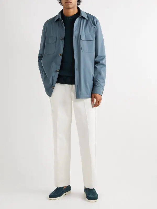 Loro Piana Summer Walk Suede Loafers