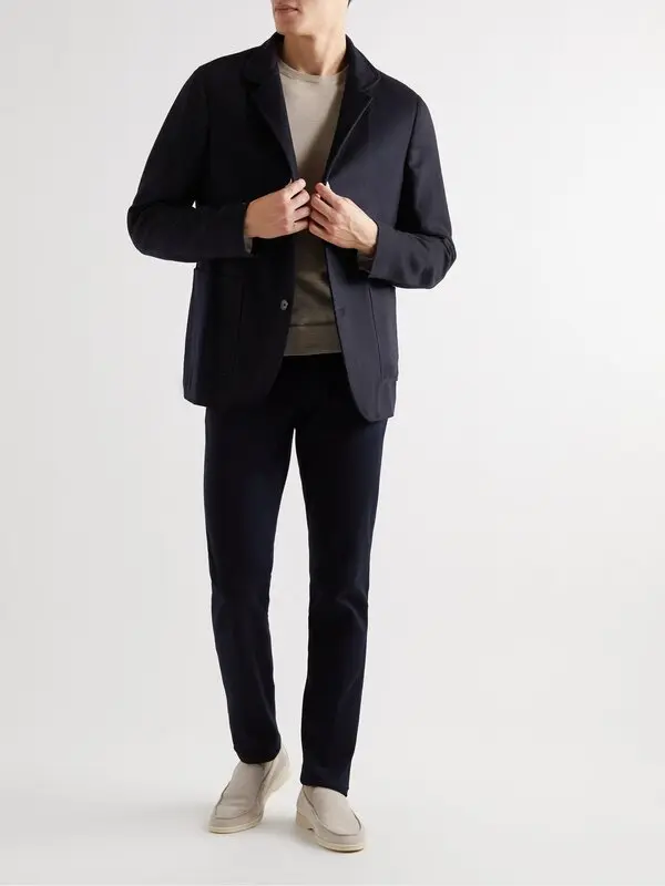 Loro Piana Rain System® Cashmere Blazer - Blue