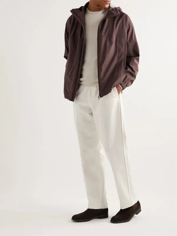 Loro Piana Slim-fit Baby Cashmere Sweater - Neutrals