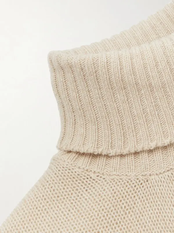 Loro Piana Baby Cashmere Rollneck Sweater - Neutrals
