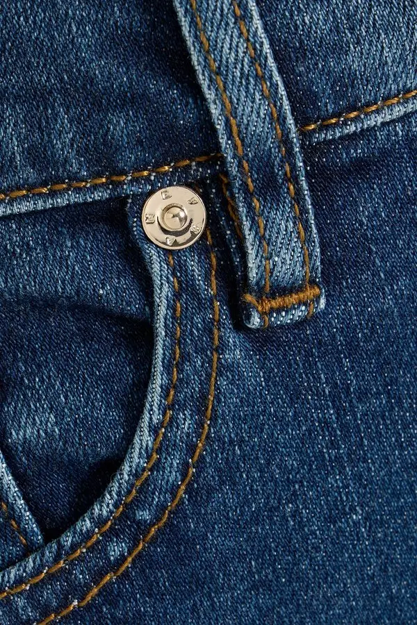FRAME Le Garcon Slim Boyfriend Jeans - Dark Denim