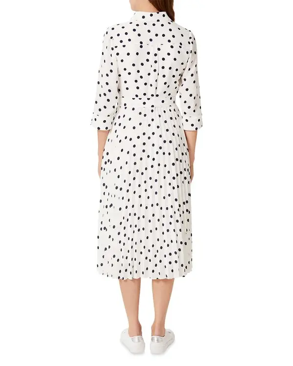 HOBBS LONDON Leona Spot Print Midi Dress