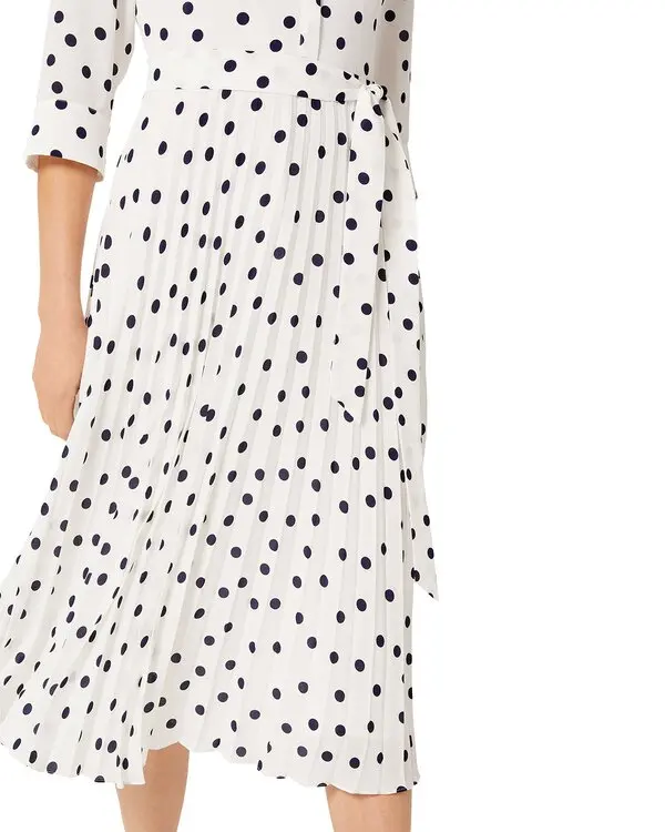 HOBBS LONDON Leona Spot Print Midi Dress