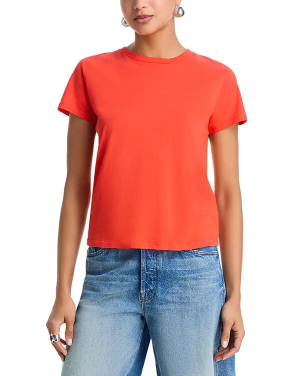 MOTHER Lil Goodie Goodie Tee - Mandarin Red