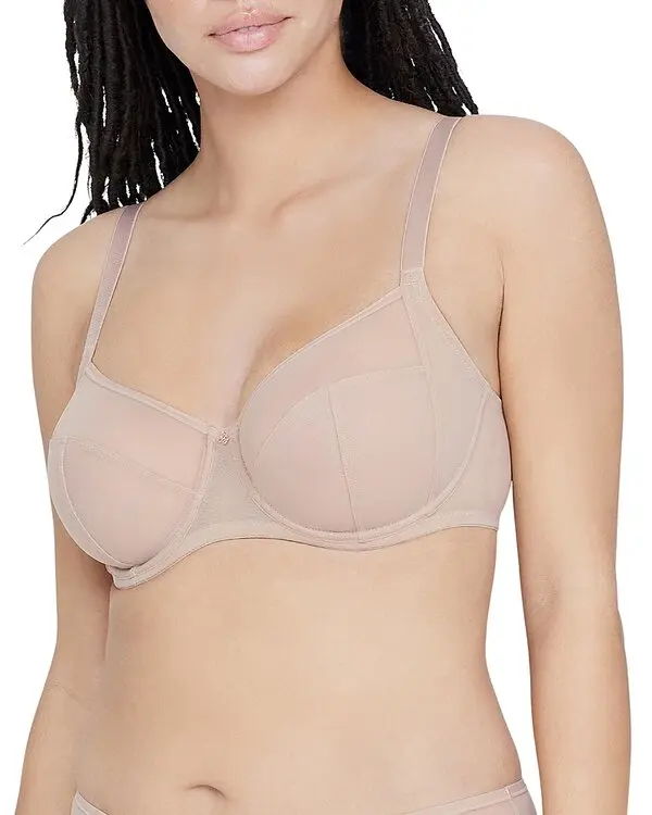 SKARLETT BLUE Spellbound Sheer Side Support Bra - Nylon