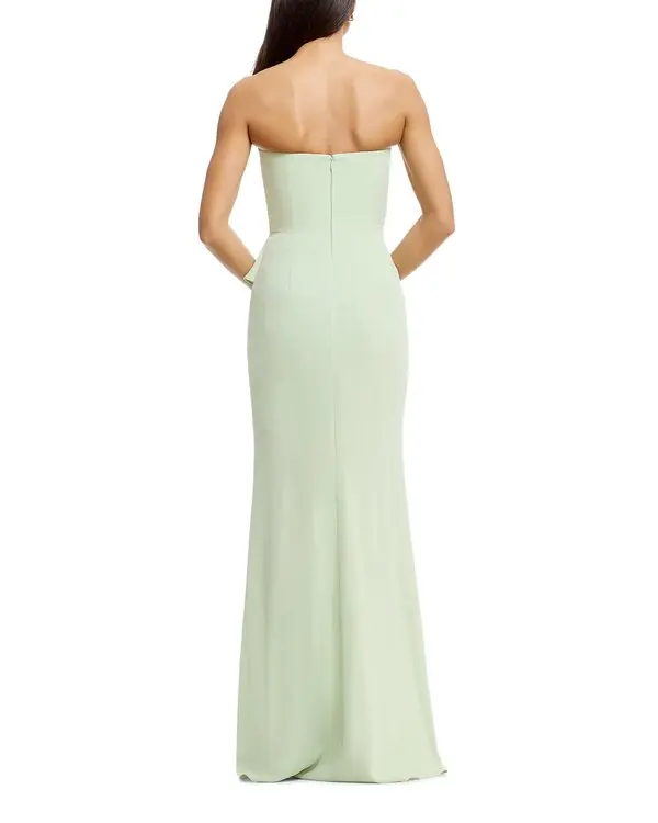 Dress The Population Kai Strapless Gown - Sage