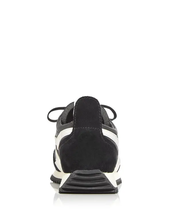 Rag & Bone Retro Runner Lace Up Sneakers - Black