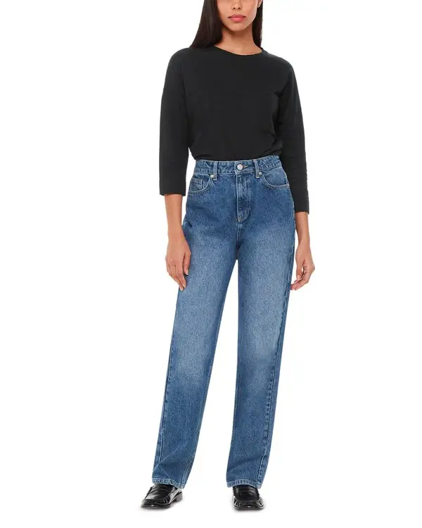 Whistles Cotton Pocket Top - Black