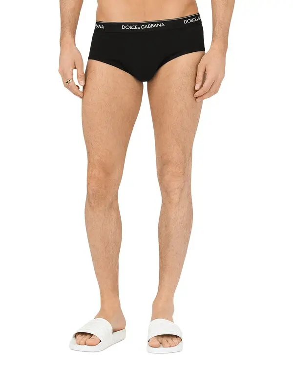 Dolce & Gabbana Brando Briefs, Pack Of 2 - Nero