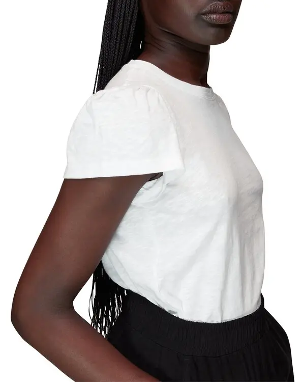 Whistles Flutter Sleeve Cotton Tee