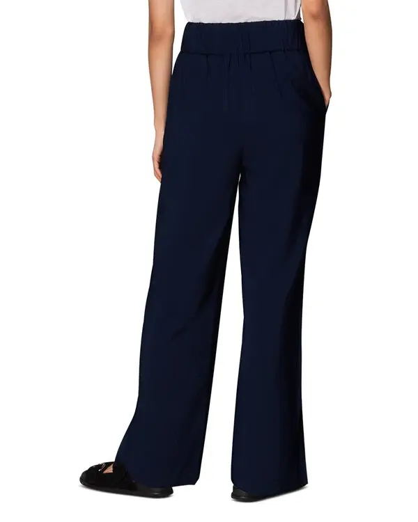 Whistles Nicola Pull On Wide Leg Pants