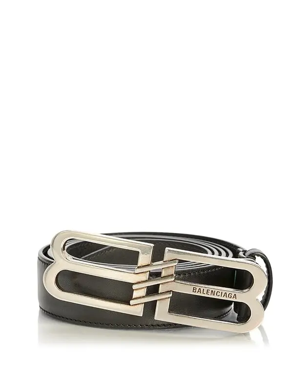 Balenciaga Bb Signature Belt - Black