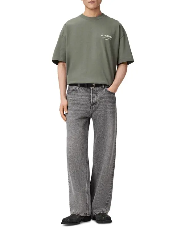 ALLSAINTS Underground Organic Cotton Logo Graphic Tee - Maple Green