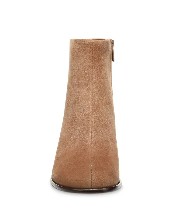 Vince Maggie Zip Up Block Heel Booties