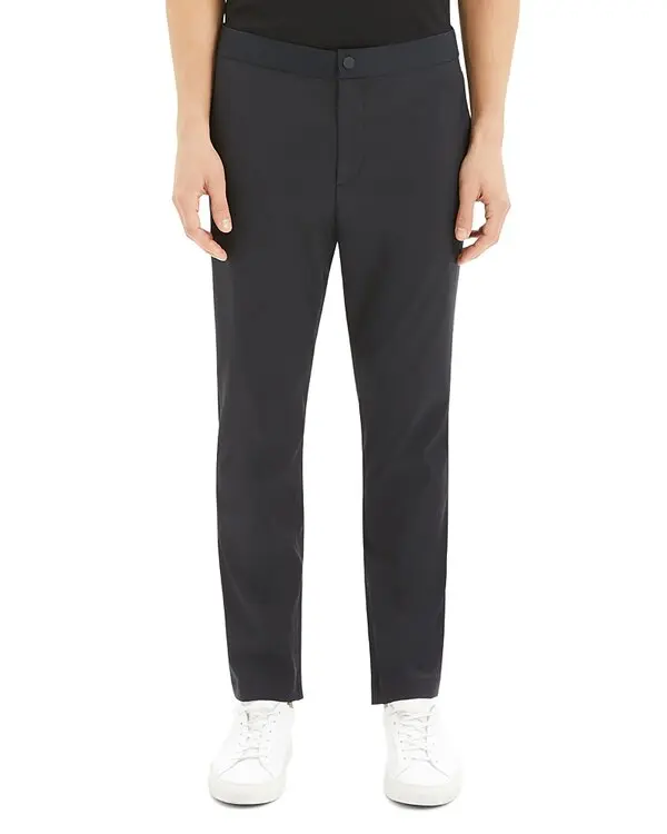 Theory Terrance Neoteric Regular Fit Trousers - Navy