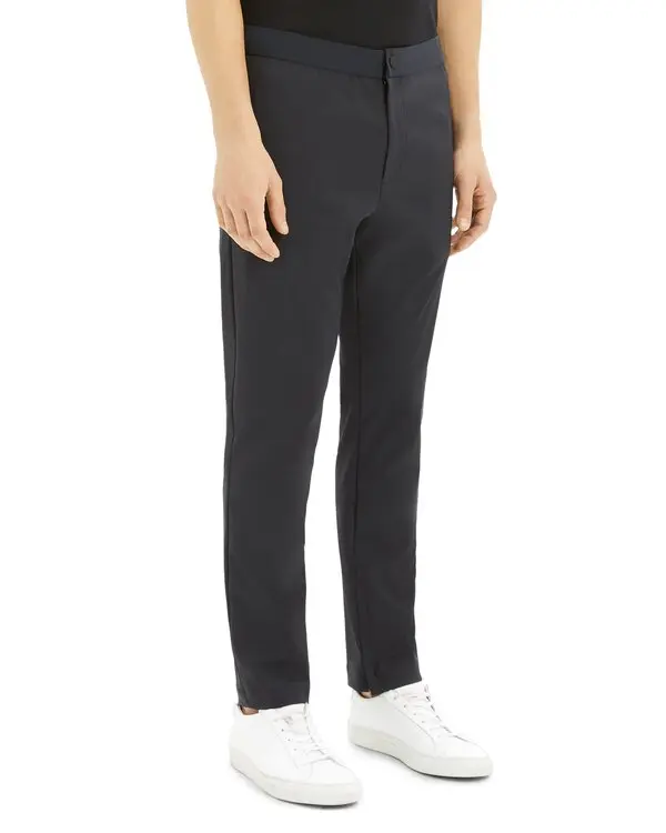 Theory Terrance Neoteric Regular Fit Trousers - Navy