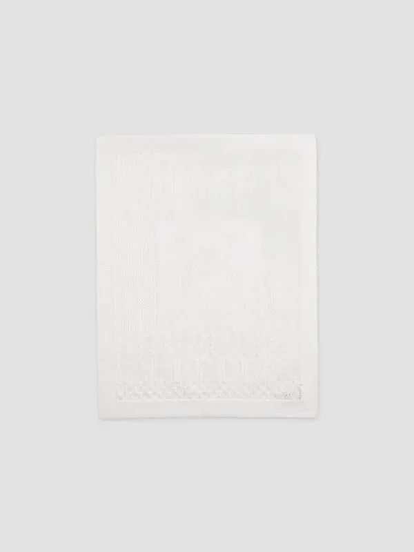 Polo Ralph Lauren Organic Cotton Pointelle Blanket - Cream
