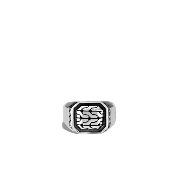 John Hardy Classic Chain Signet Ring