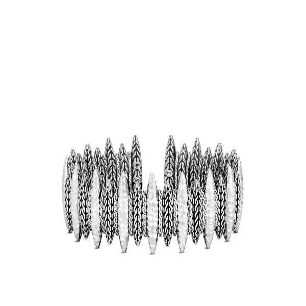 John Hardy Classic Chain Spear Hammered Flex Cuff