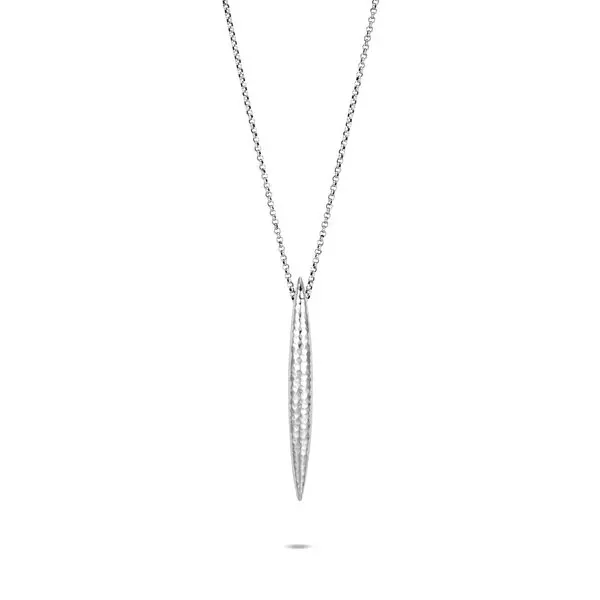 John Hardy Classic Chain Spear Hammered Pendant Necklace
