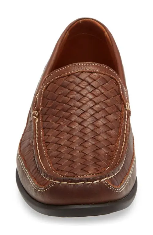 Johnston & Murphy Locklin Woven Leather Loafer