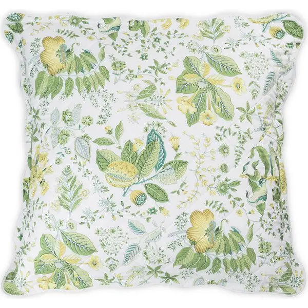 MATOUK Pomegranate Quilted Sham - Citrus
