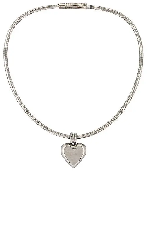 PETIT MOMENTS Irresistible Heart Pendant Necklace - Silver