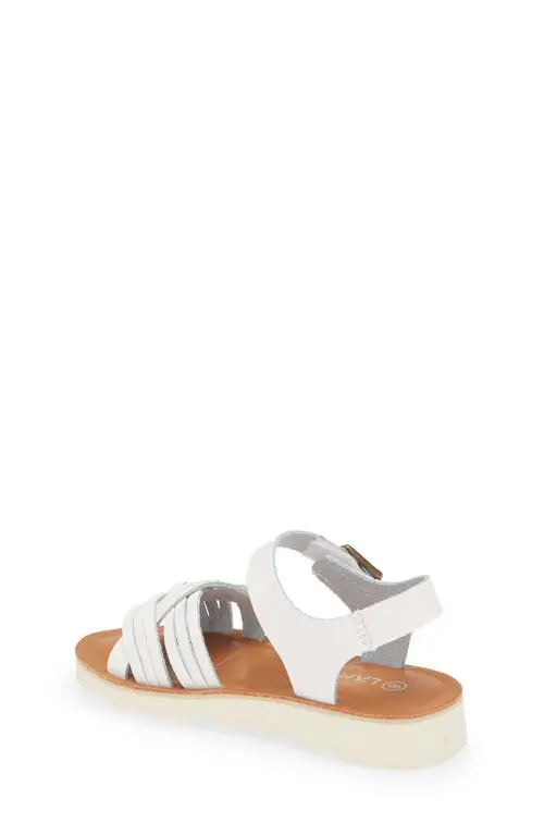 L'AMOUR Athena Sandal - White