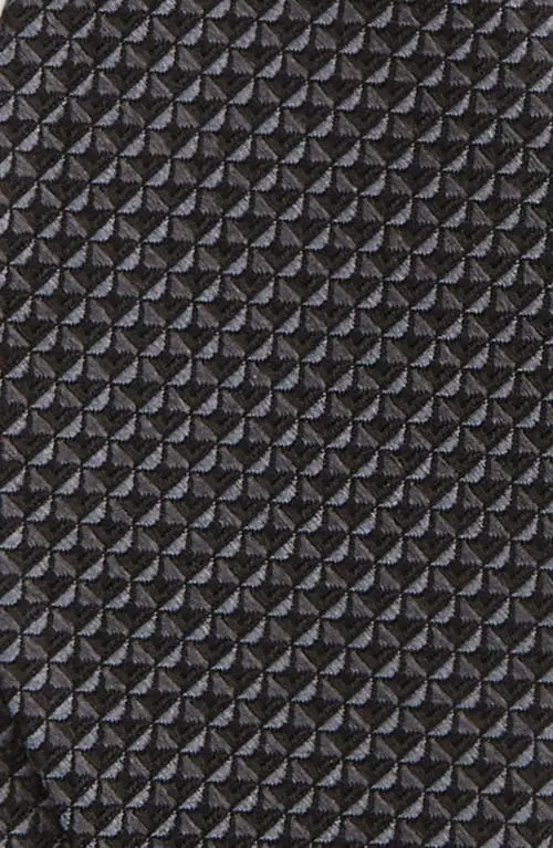 Nordstrom Solid Silk Bow Tie - Black