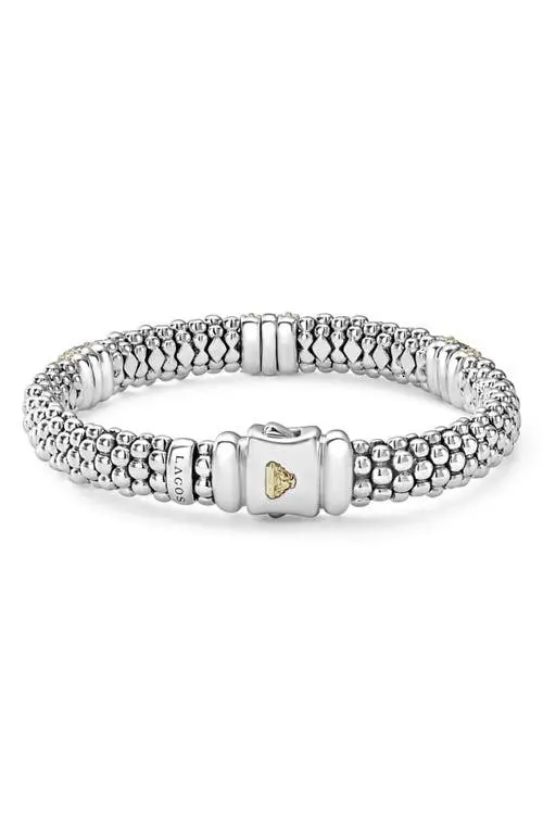 Lagos Caviar Lux Diamond Bracelet