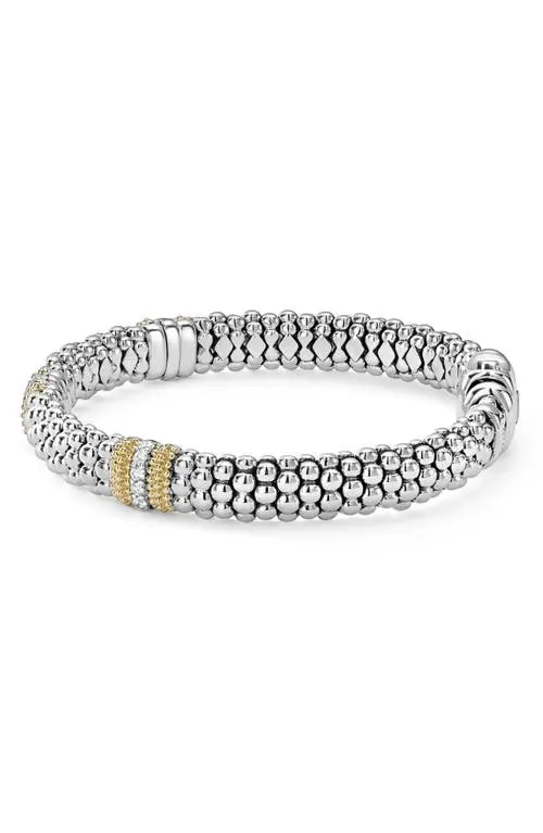 Lagos Caviar Lux Diamond Bracelet