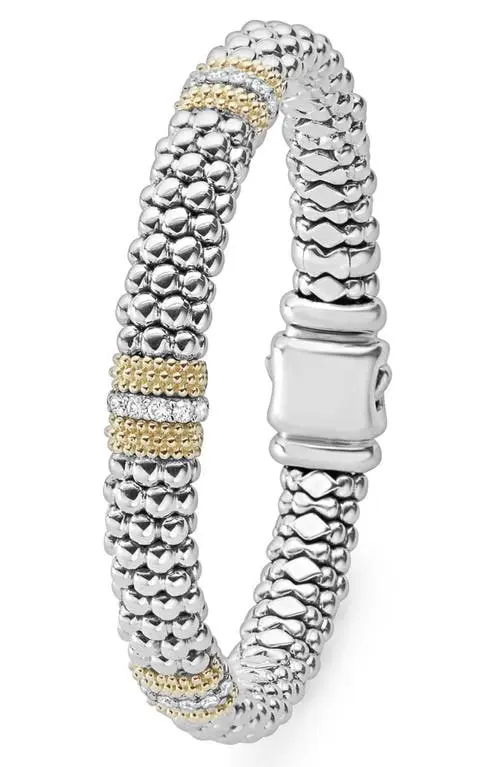 Lagos Caviar Lux Diamond Bracelet