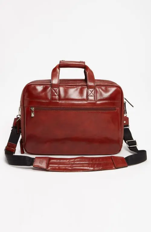 Bosca Leather Double Compartment Briefcase