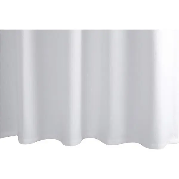 MATOUK Diamond Piqué Shower Curtain - White