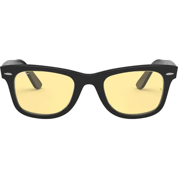 Ray-ban 52mm Square Sunglasses - Black/yellow