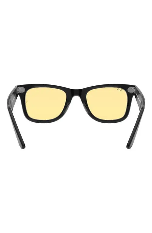 Ray-ban 52mm Square Sunglasses - Black/yellow