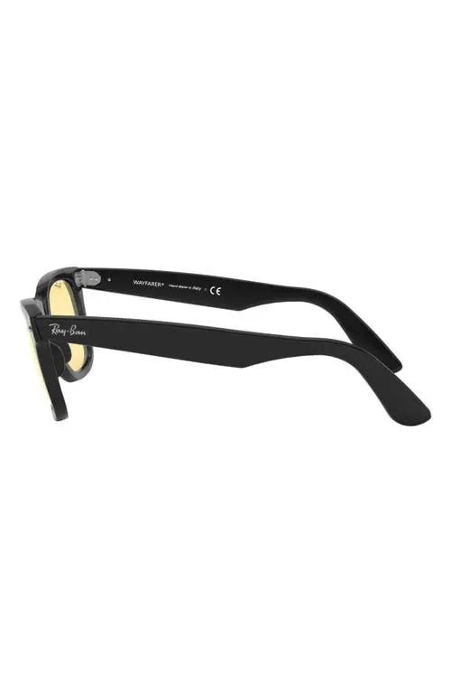 Ray-ban 52mm Square Sunglasses - Black/yellow