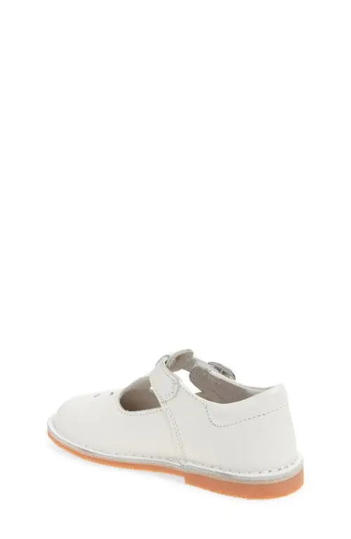 L'AMOUR Joy Classic T-strap Shoe - White